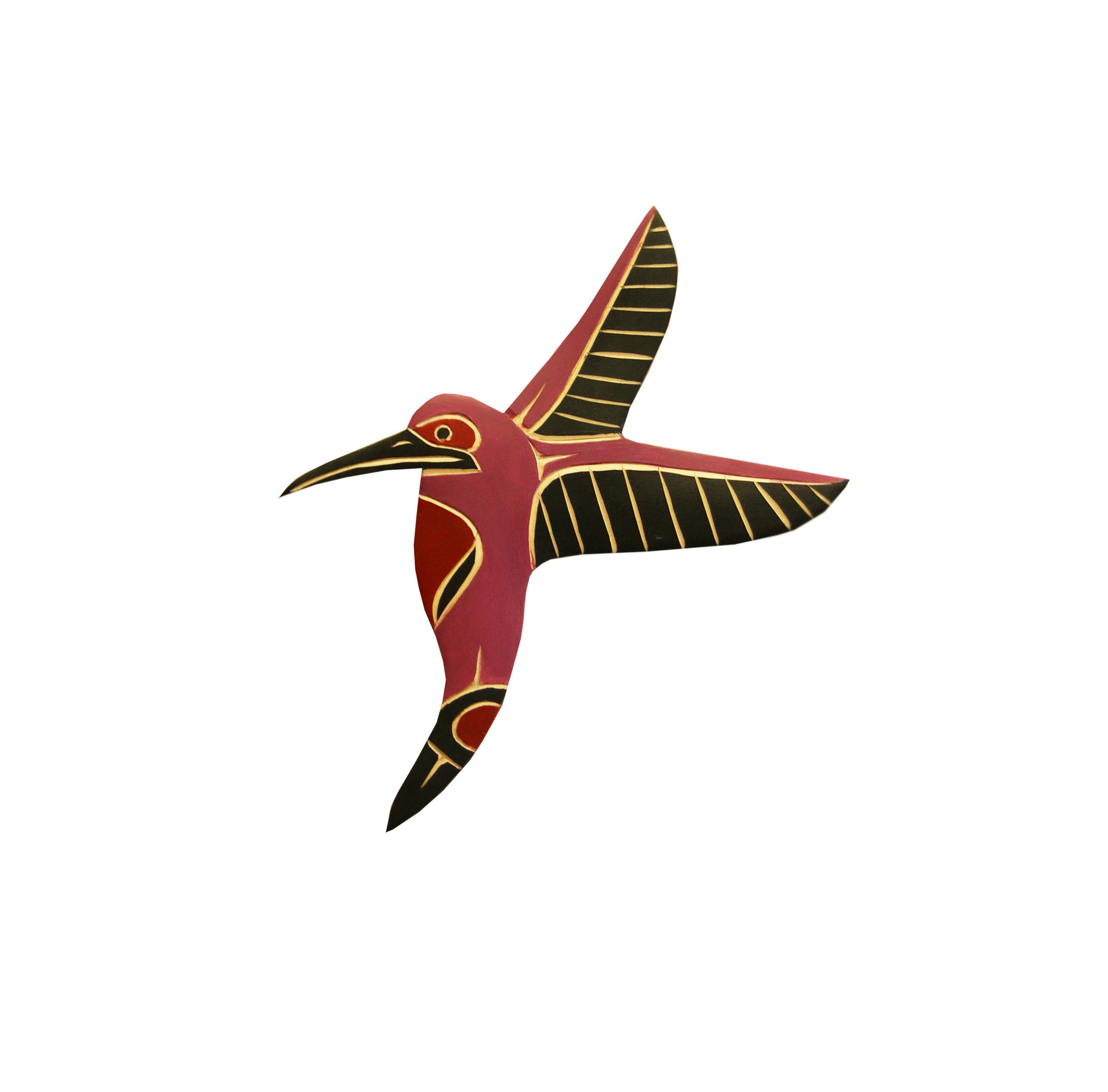 Red Hummingbird - Canadian Indigenous Art Inc.