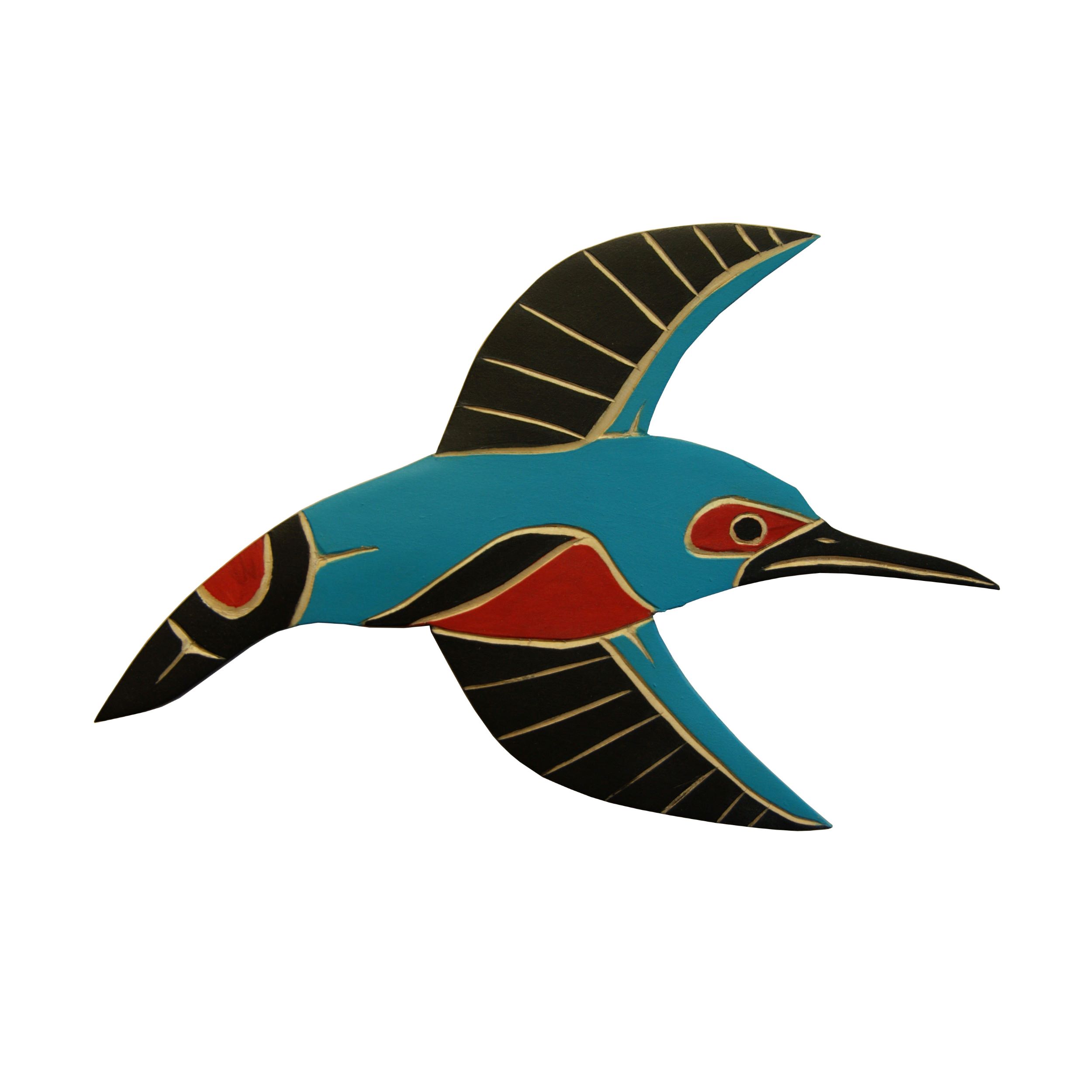 Turquoise Hummingbird - Canadian Indigenous Art Inc.